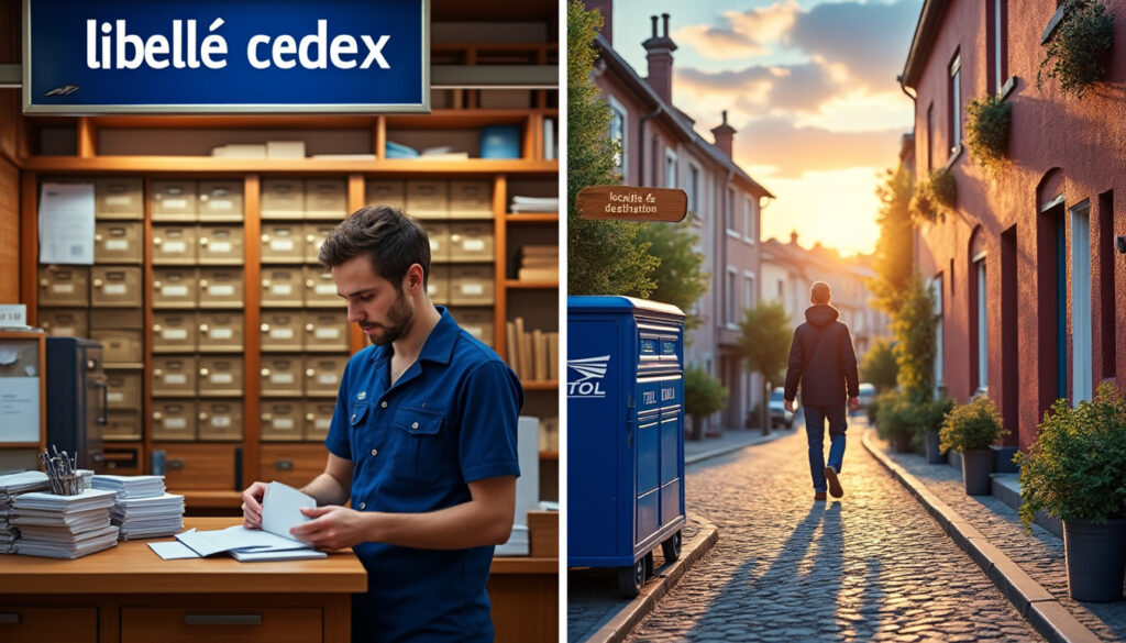 Quelle différence entre libellé CEDEX ou localité de destination